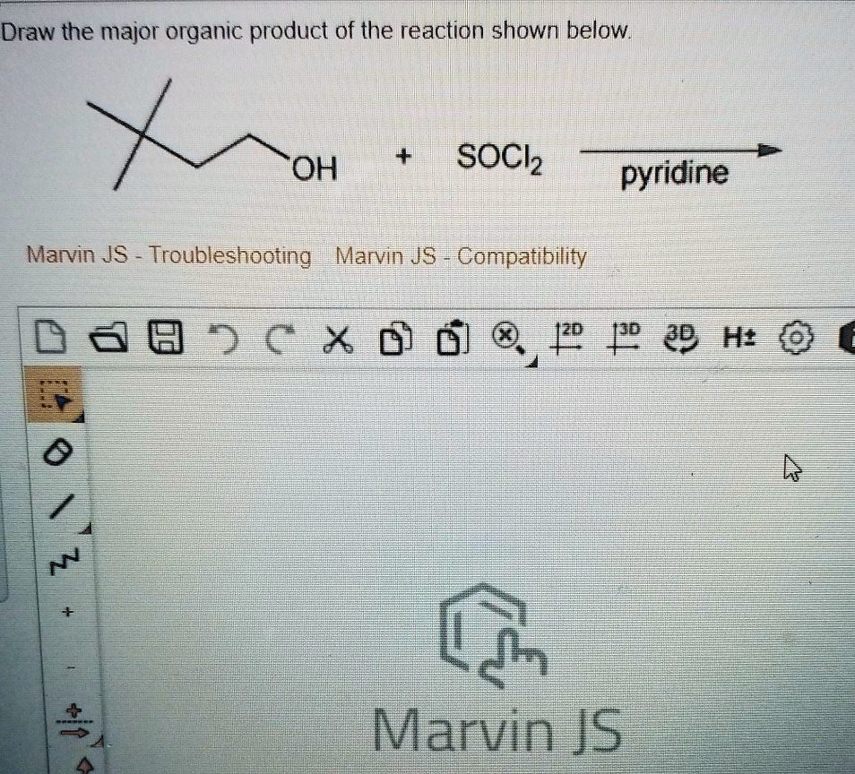 SOLVED: Draw the major organic product of the reaction shown below OH ...