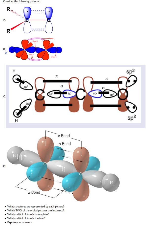 Consider the following pictures: A. R R Bond 3 Bogd 2 B. Bond 3 Bond 1 ...