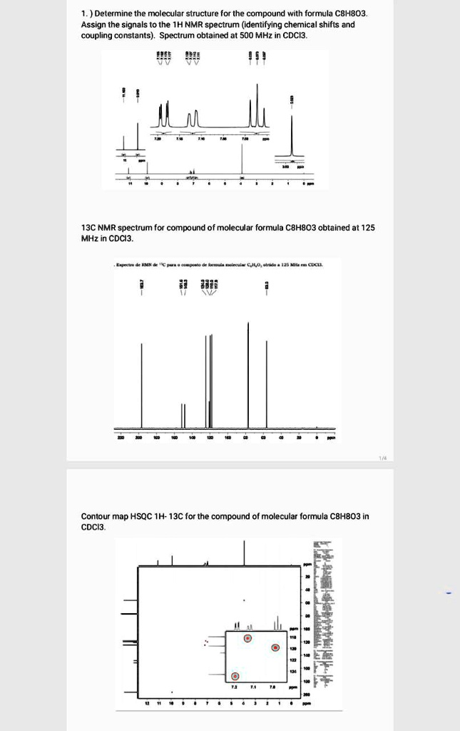 SOLVED: Determine the molecular structure for the compound with formula ...