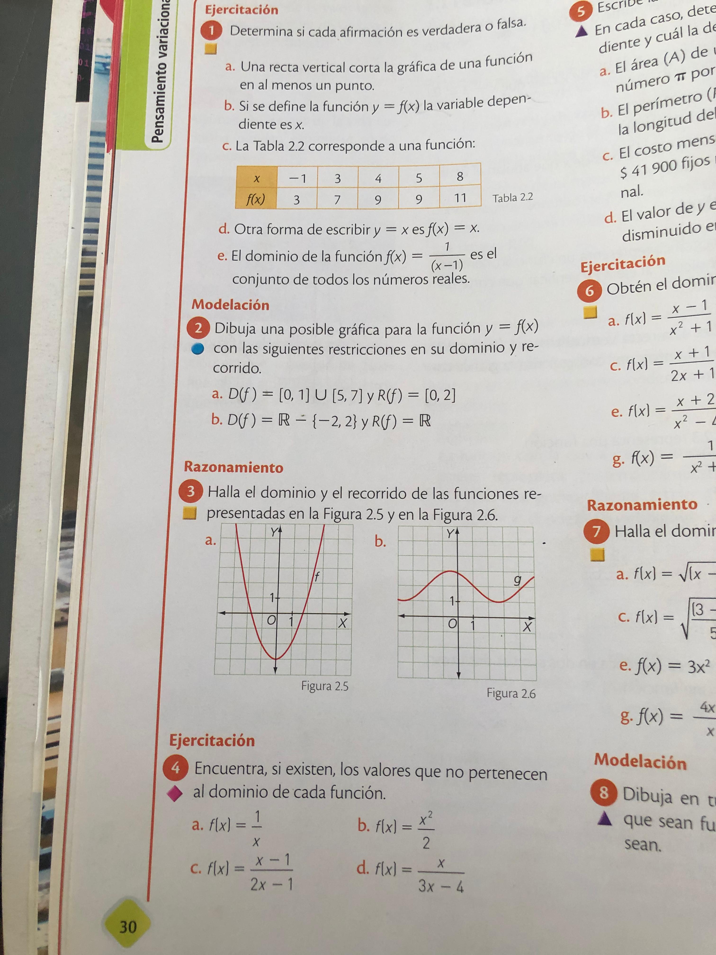 Ejercitación 1 Determina si cada afirmación es verdadera o falsa. 5 En ...