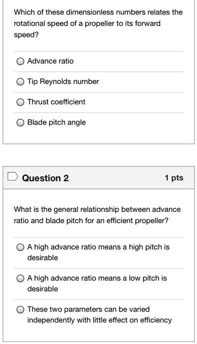 Which of these dimensionless numbers relates the rotational speed of a ...