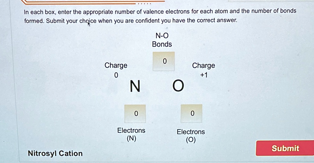 SOLVED: 'In each box, enter the appropriate number of valence electrons ...