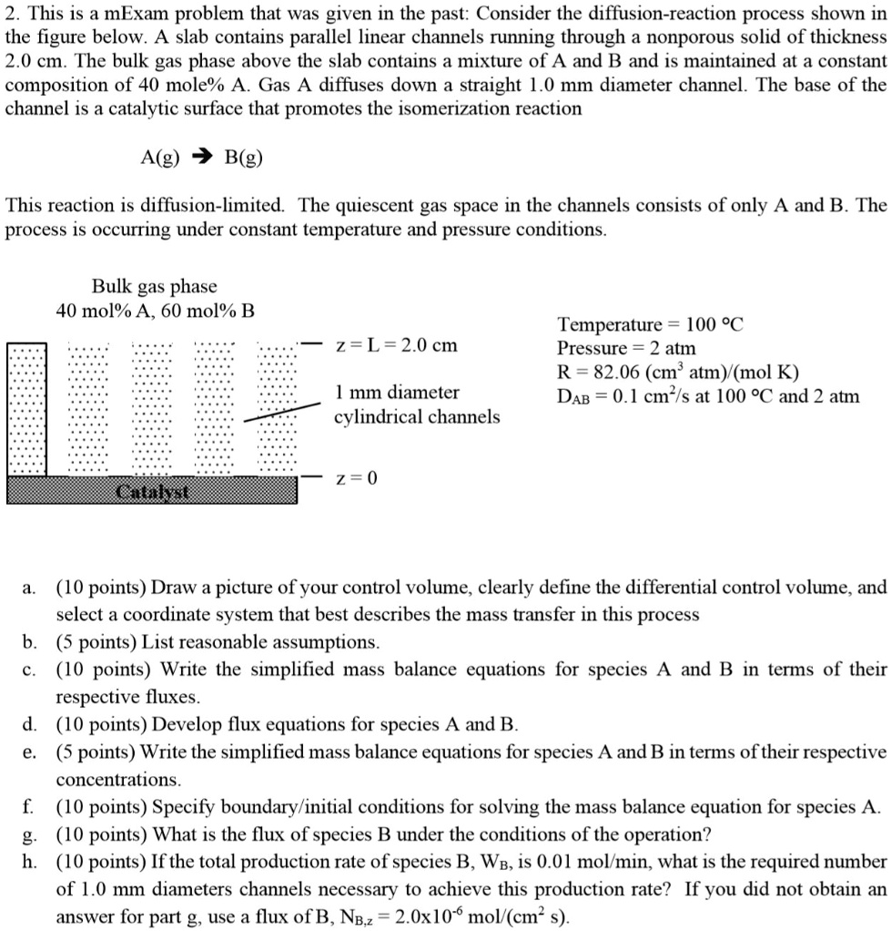 2 this is a mexam problem that was given in the past consider the ...