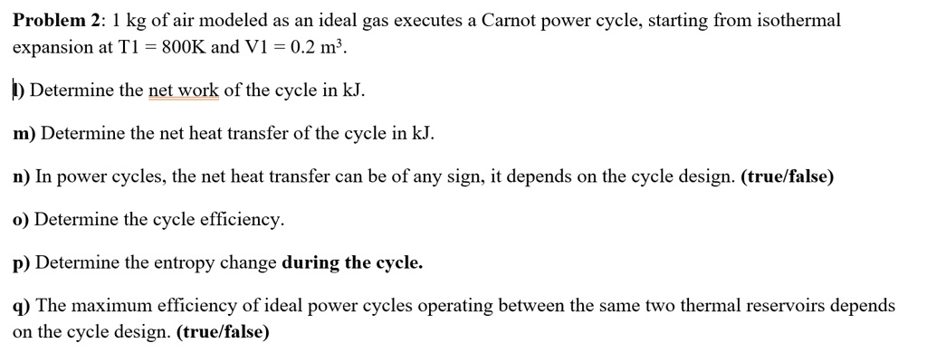 SOLVED: Thermodynamics V2 = 2 m^3 Energy removed from air by heat ...