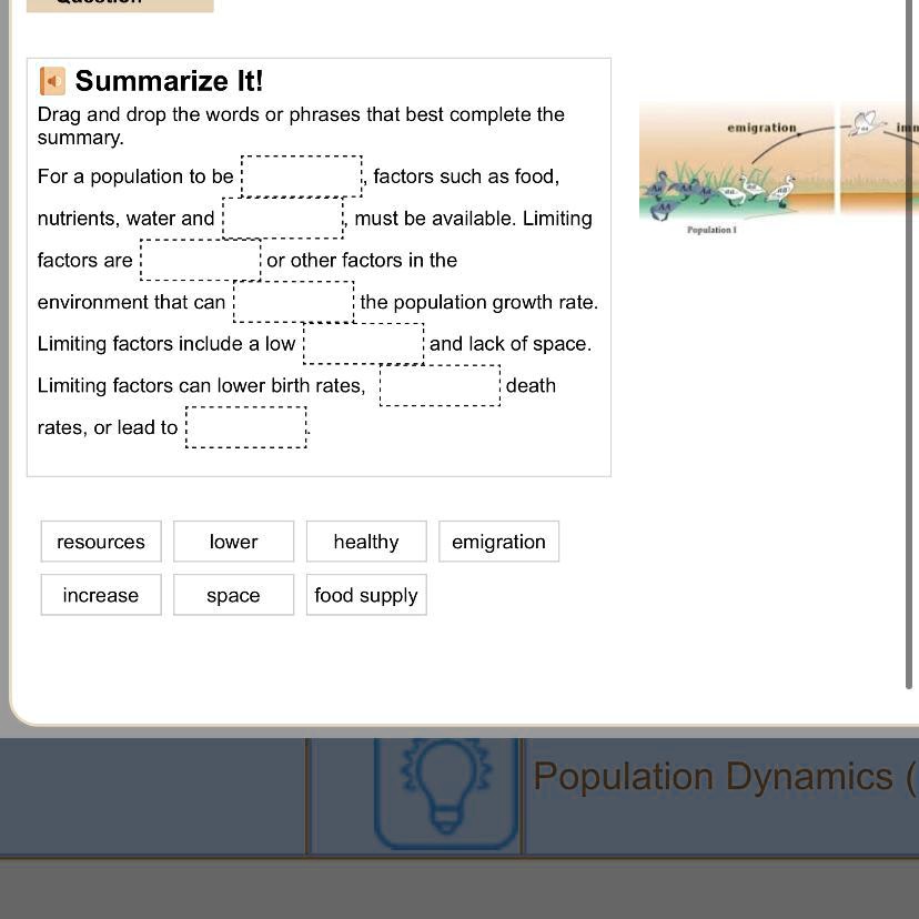 SOLVED: Biology Vocabulary - Please Help Summarize It: Drag and drop ...
