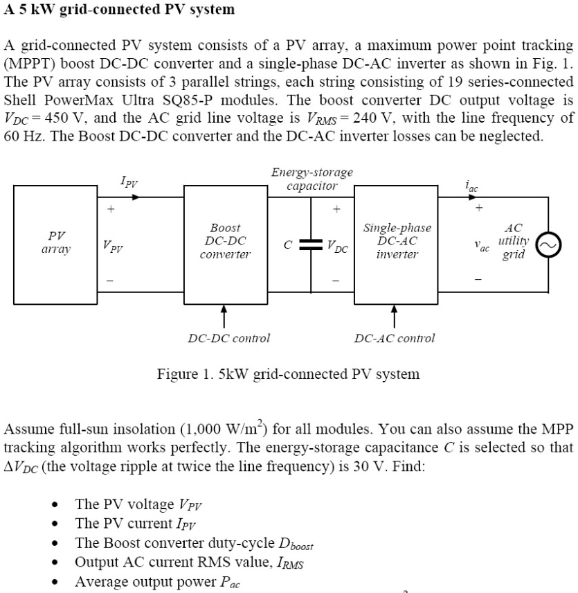 a 5kw grid connected pv system a5kwgrid connectedpvsystem a grid ...
