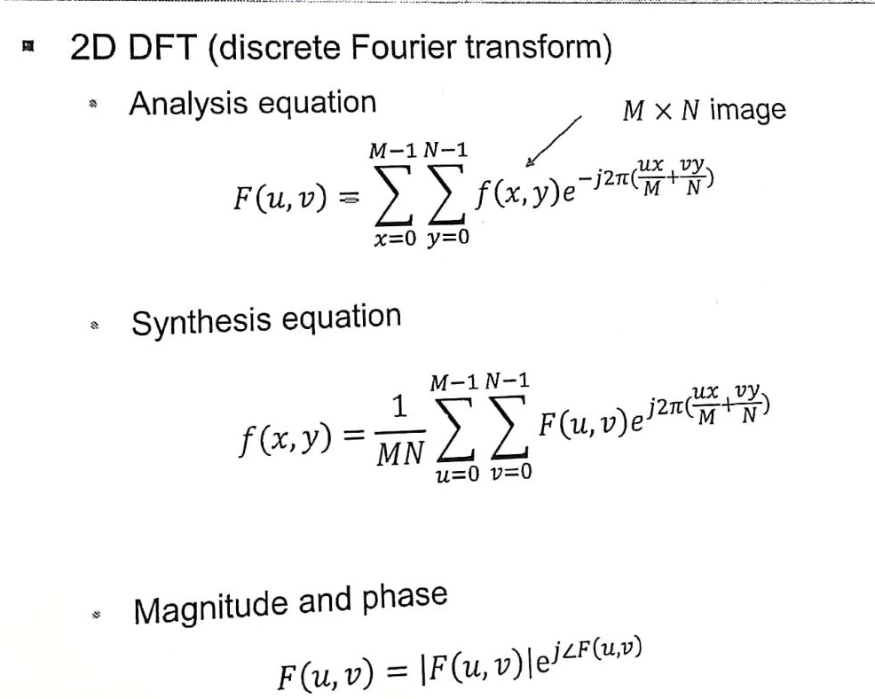 Please Solve This Problem Show That The 2d Dft Of M N Image Can Be