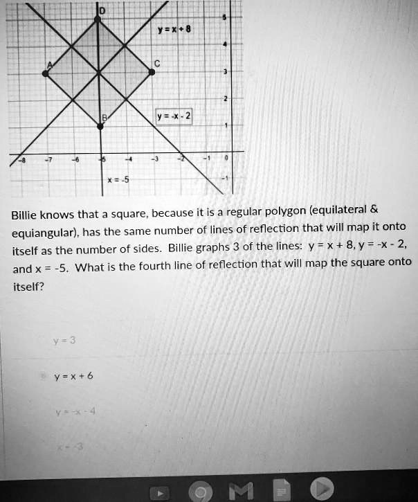 SOLVED: Billie knows that a square because it is 3 regular polygon ...