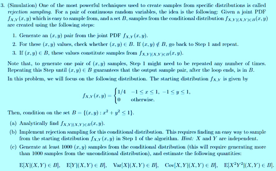 simulation one of the most powerful techniques used to create samples from specific ...