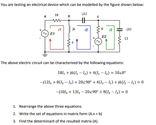 SOLVED: Determine the output of each unit using Gaussian elimination ...