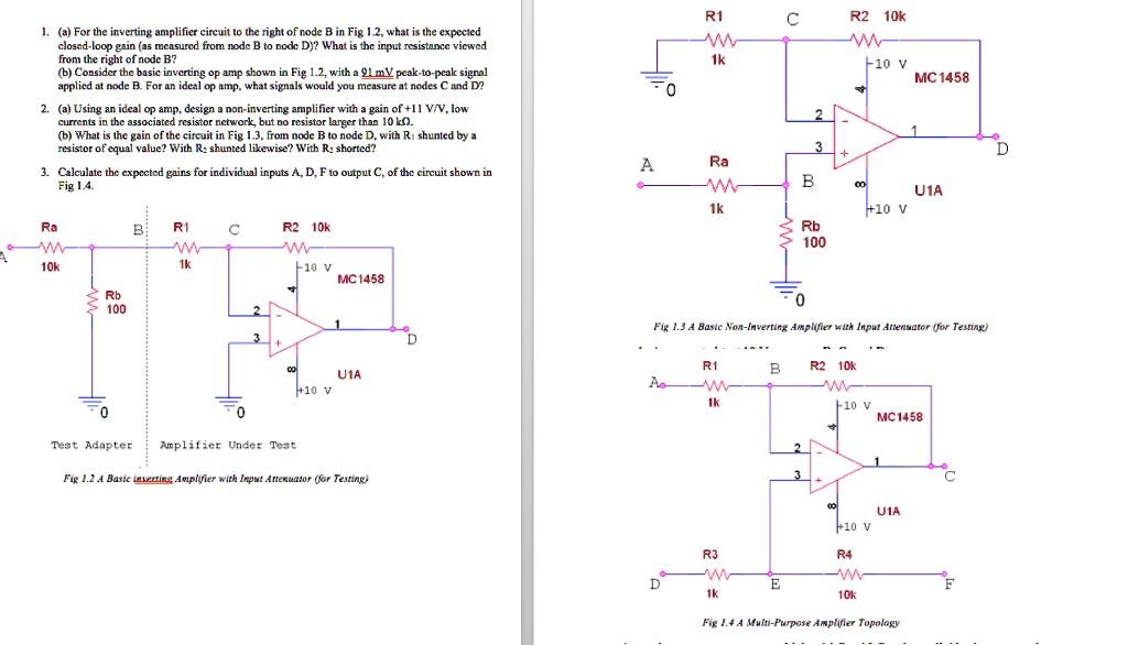 SOLVED: a detailed answer is needed, thanks R1 WW 1k c R2 10k 1. (a ...
