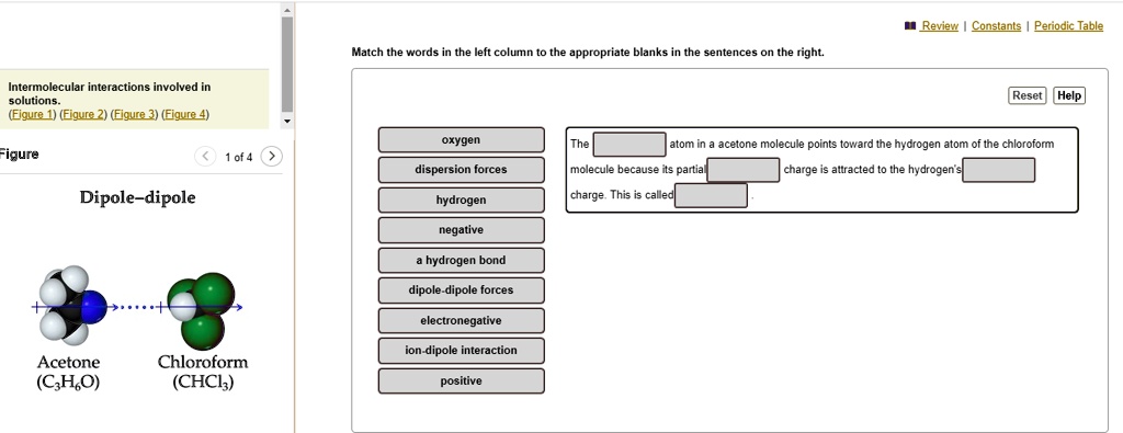 SOLVED: Text: Review of Constants and the Periodic Table Match the ...