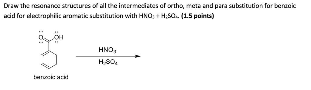 SOLVED: Draw the resonance structures of all the intermediates of ortho ...