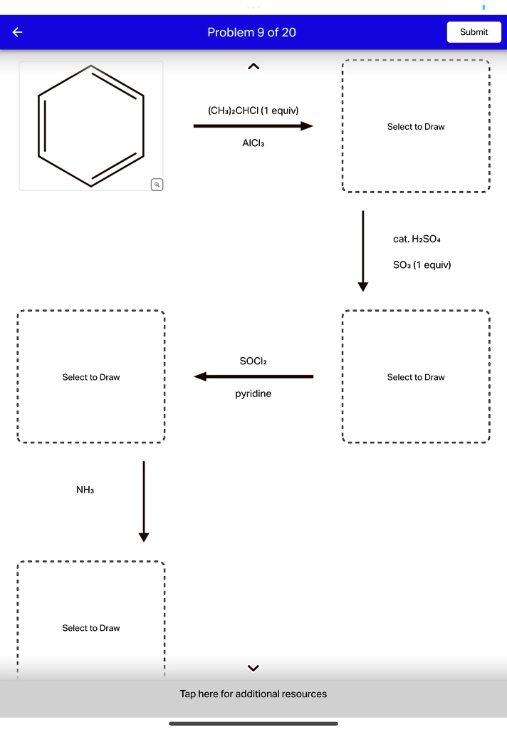 Draw the products of the four-step reaction sequence shown below ...