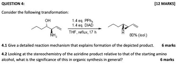 SOLVED: QUESTION 4 (12 MARKS) Consider the following transformation ...