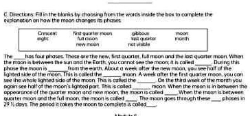 SOLVED: 'Stop Answering not neededDirections: Fill in the blanks by ...