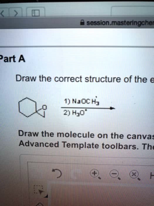 SOLVED: ' Draw the correct structure of the Draw the molecule on the ...