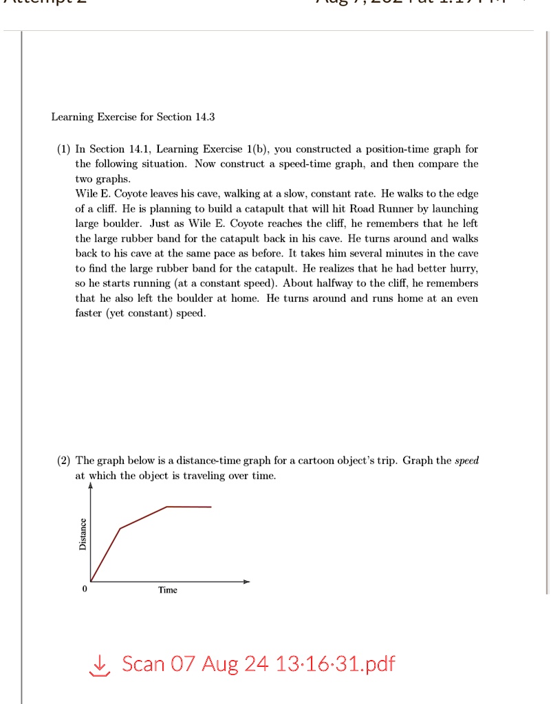 Learning Exercise for Section 14.3 (1) In Section 14.1, Learning Exercise 1(b), you constructed ...