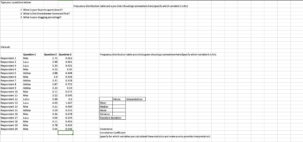SOLVED: For the qualitative variable, create frequency distribution ... SOLVED: For the qualitative variable, create frequency distribution ...