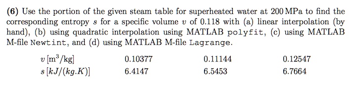 Superheated Steam Table Interpolation | Cabinets Matttroy