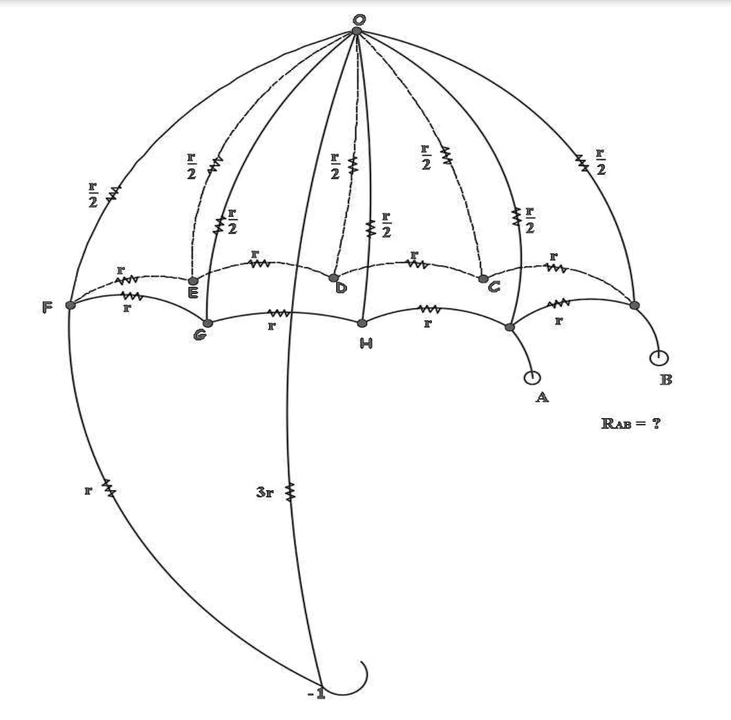 SOLVED: In the following electric circuit, determine the Equivalent ...