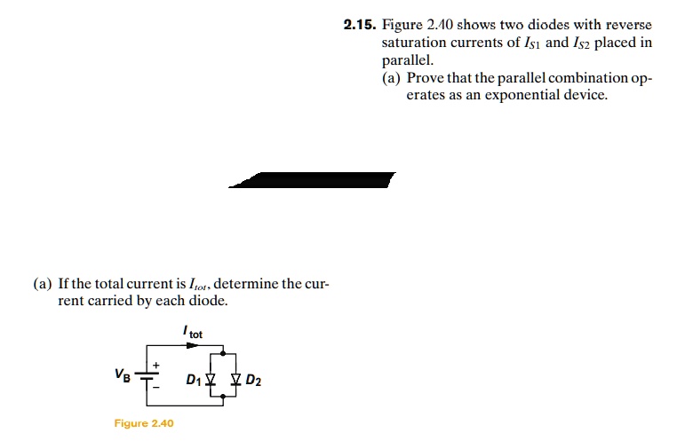 (a) If the total current is Itot, determine the current carried by each ...