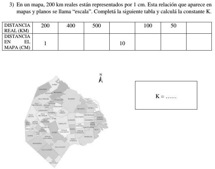 SOLVED: ayuda pofaaAAaaaaaaaaaaaaa 3) En un mapa, 200 km reales están ...
