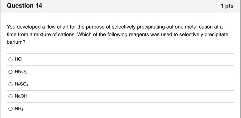 SOLVED: You developed a flow chart for the purpose of selectively ...