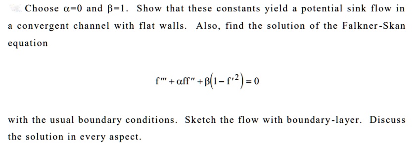 Choose α = 0 and β = 1. Show that these constants yield a...
