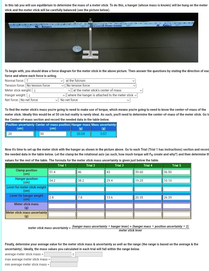 SOLVED: I need help with getting the values of the blank boxes. If ...