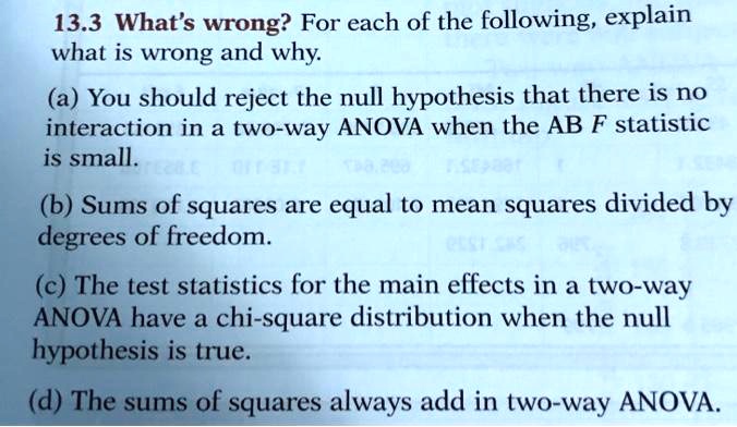 SOLVED: 13.3 What's wrong? For each of the following, explain what is wrong and why: (a) You ...