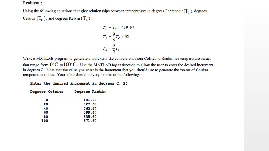 Solved Text For Matlab Course Please Solve Using Matlab Problem Using The Following 7690
