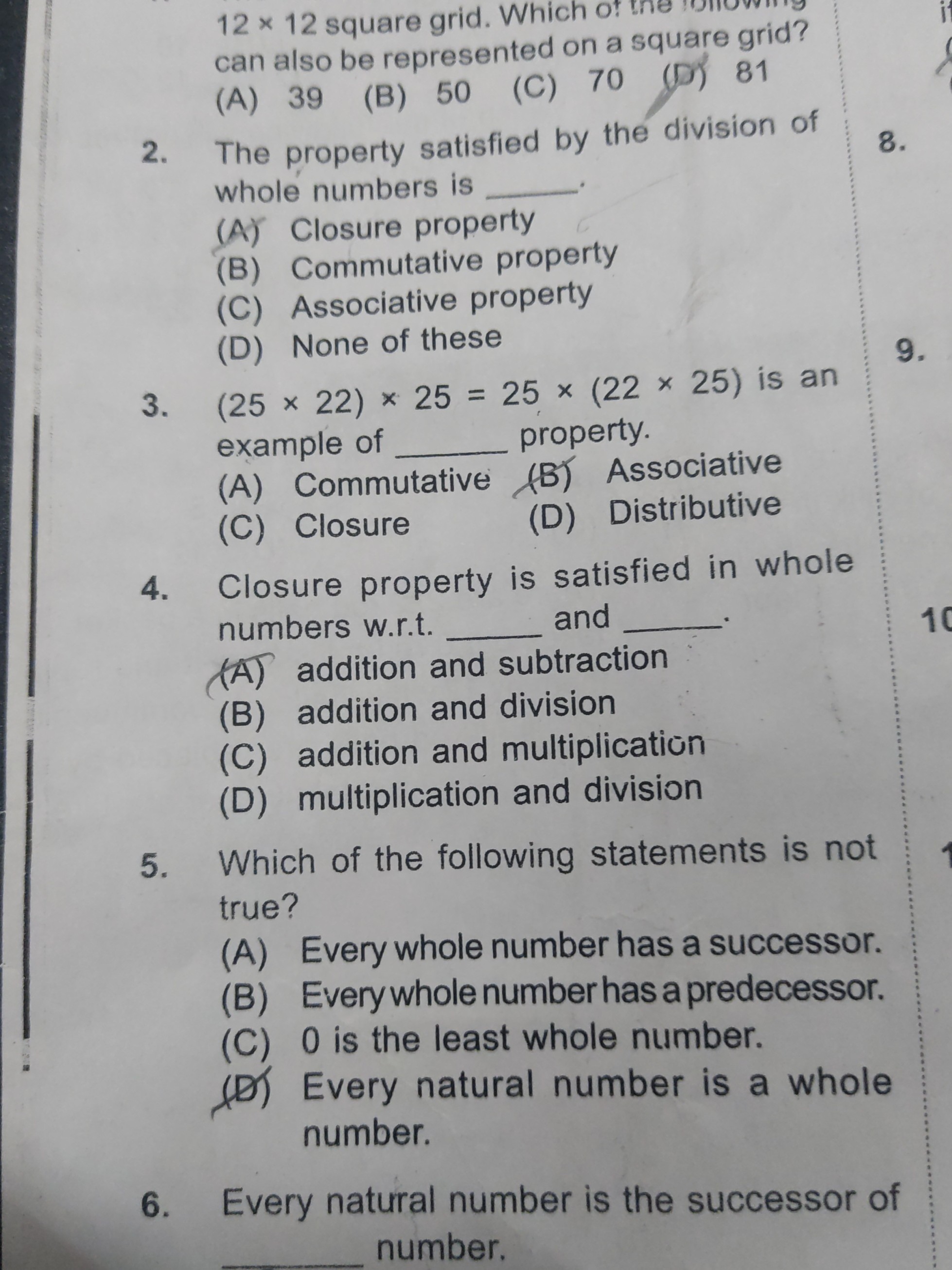 SOLVED: 12 × 12 square grid. Which of can also be represented on a ...