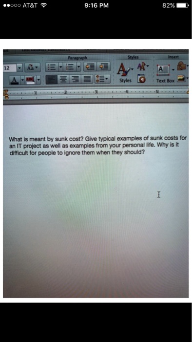 SOLVED: What is meant by sunk cost? Give typical examples of sunk costs ...