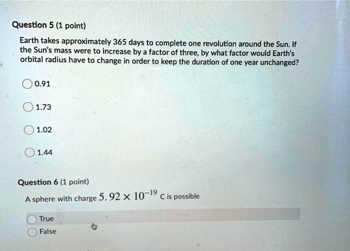 Show By Calculation That The Earth Takes 365 Days To Orbit Sun - The ...