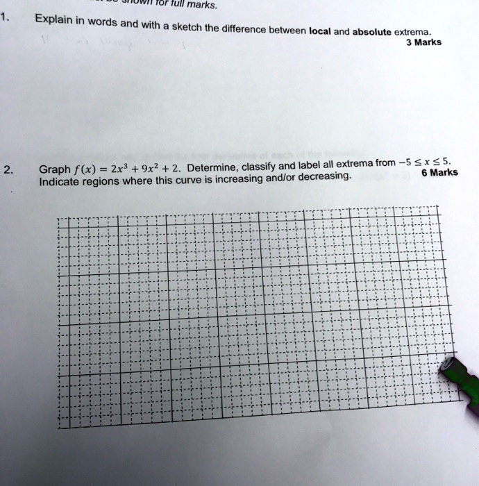 tor iull marks explain in words and with sketch the difference between ...