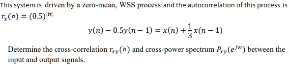 SOLVED: Please kindly find the cross-correlation and cross-power ...
