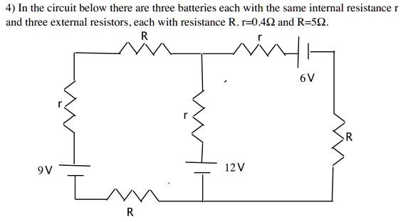 SOLVED: a) Redraw the circuit diagram on your solution sheet and label the unknown currents in ...