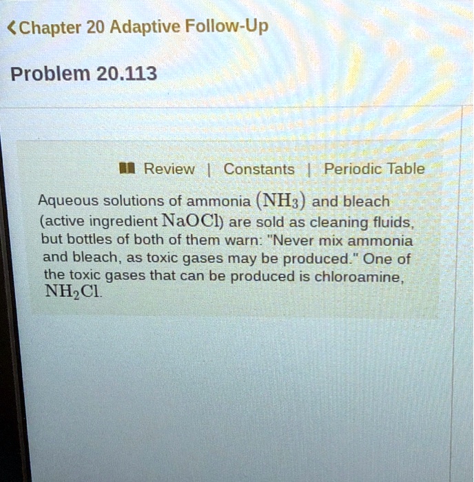 Ammonia And Bleach Reaction Mustard Gas at Danny Garza blog