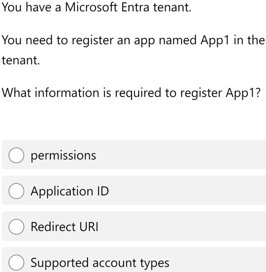 you have a microsoft entra tenant you need to register an app named ...