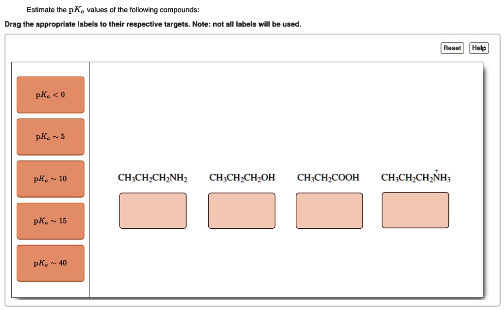 SOLVED: Organic Chemistry: please explain Estimate the pKa values of the following compounds ...