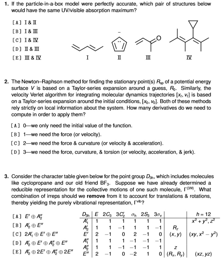 SOLVED:If the particle-in-a-box model were perfectly accurate , which ...