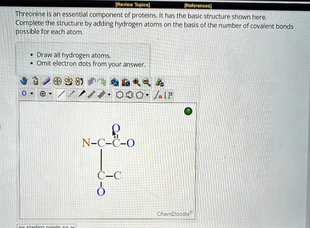 Threonine is an essential component of proteins. It has the basic ...