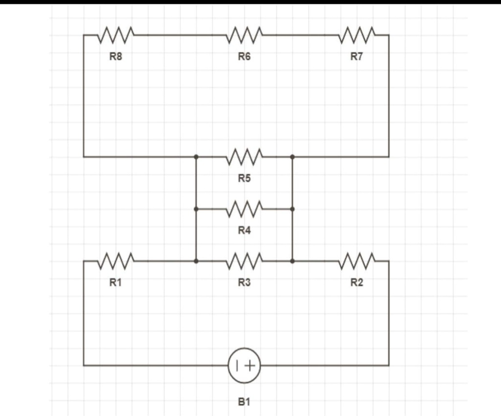SOLVED: En la figura 1 se encuentra un circuito, este está compuesto por resistencias en serie y ...