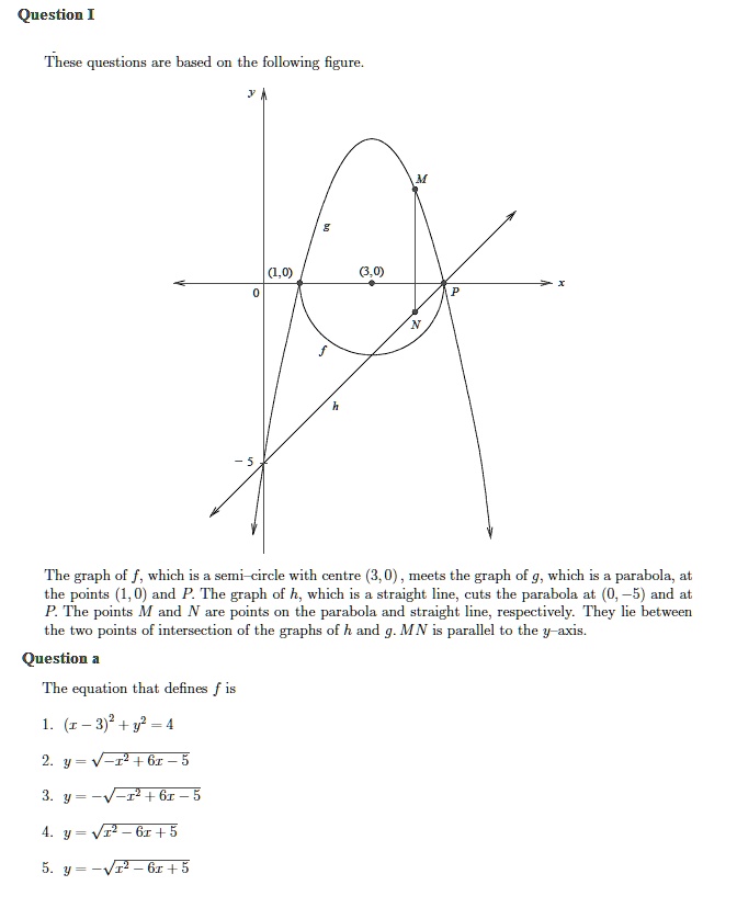 SOLVED: Question I These questions are based on the following figure ...