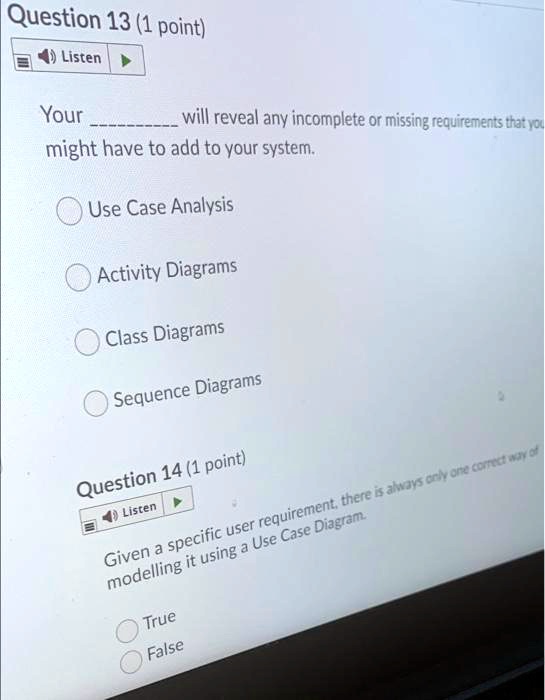 SOLVED: Urgent, please! Question 13 (1 point): Listen You will reveal ...