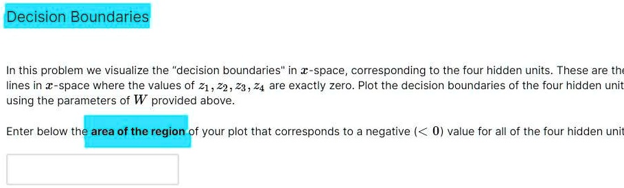 decision boundaries in this problem we visualize the decision ... decision boundaries in this problem we visualize the decision ...