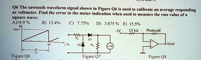 Q6 The sawtooth waveform signal shown in Figure Q6 is used to calibrate ...