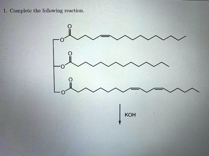 SOLVED: Complete the following reaction: KOH