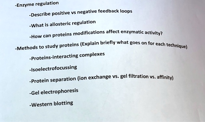 enzyme regulation positive vs negative feedback loops describe what is ...